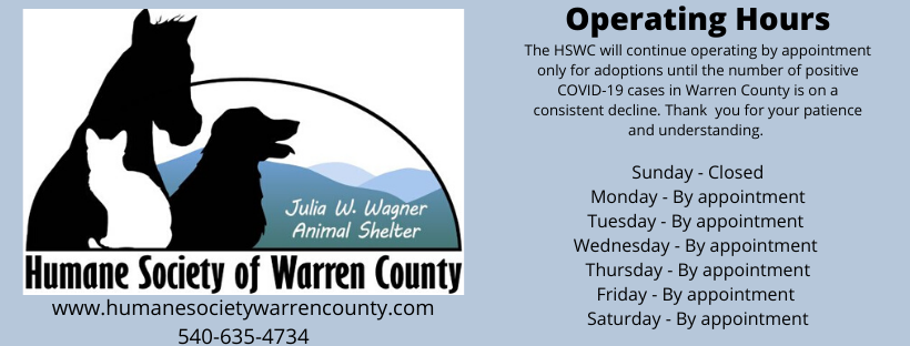 Welcome to the Humane Society of Warren County, Virginia - The Humane ...